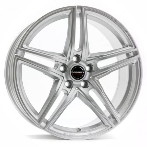 Borbet Xr Brilliant Silver 7517 5112 Et28 B666 Felg Skruvat