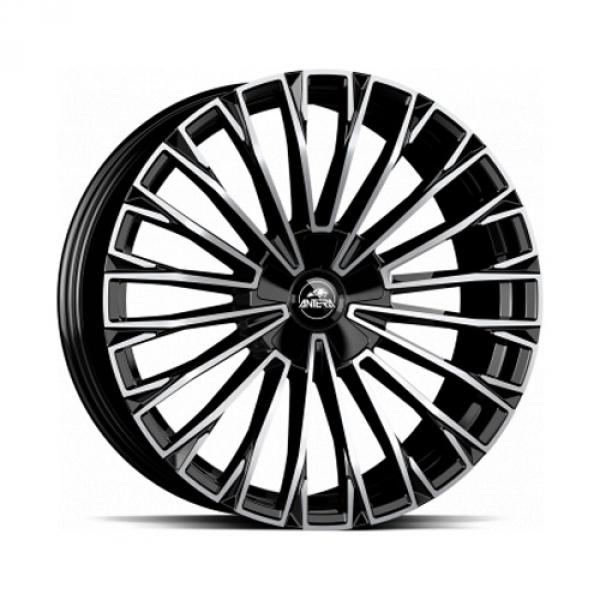 GMP A103 Piano Black Diamond 10/23 ET18 B66.6 - Felg Skruvat